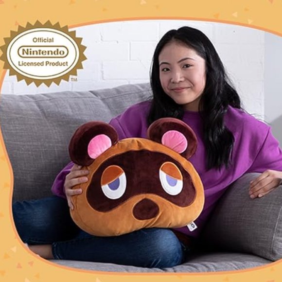 Nintendo | Bedding | Animal Crossing Club Mocchi Tomy Nook Plush Pillow Bed Gamer Bear Dorm ...